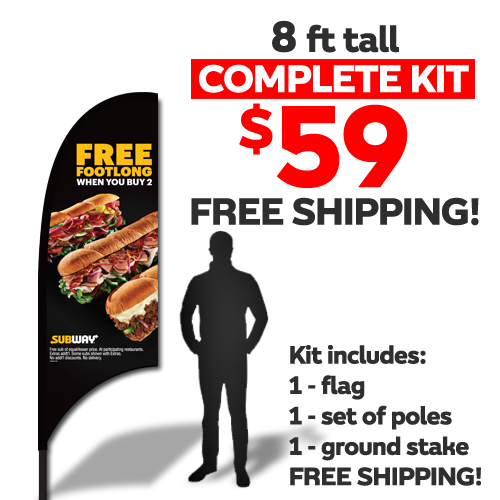 B2G1 8ft Flag Kit – PACprints