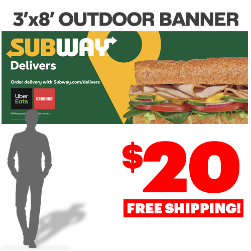 Delivery Banner 3'x8' (UberEats/Grubhub) – PACprints
